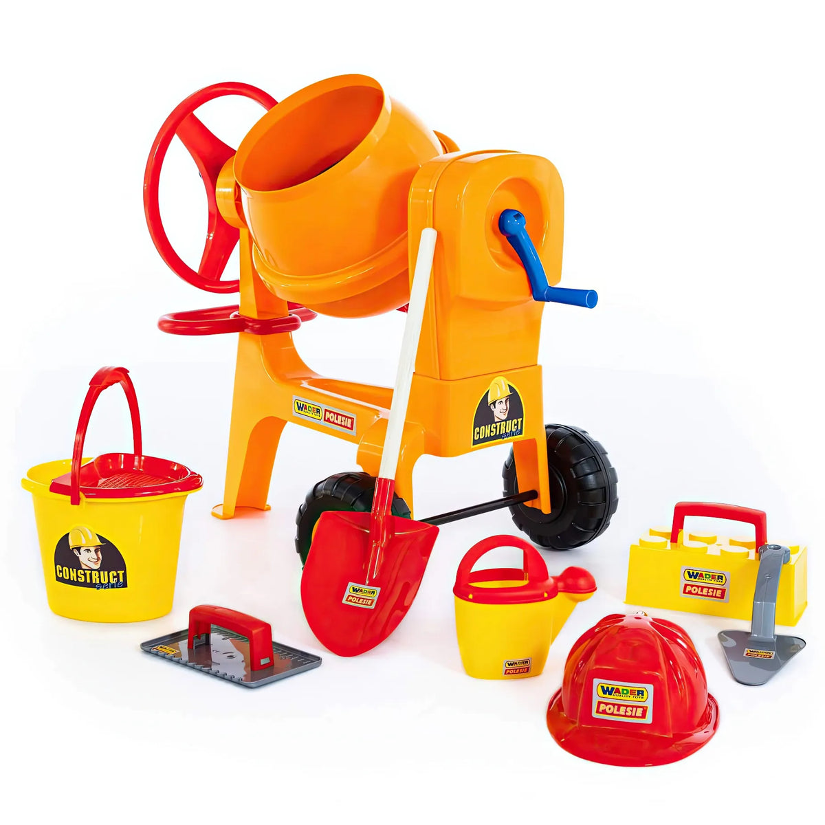 Cement-mixer Construction Playset 8 Pcs | Buy Online at ♥️ TOYBOX