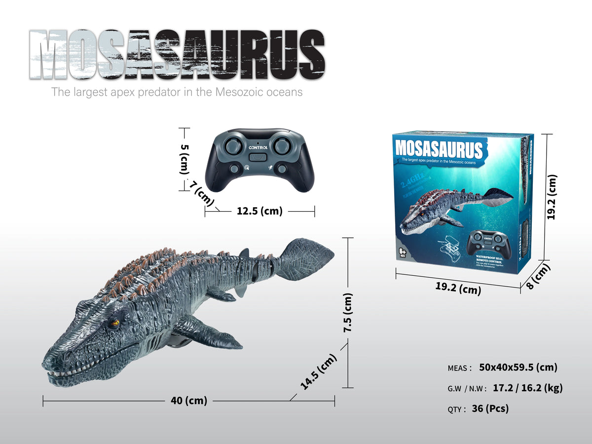 RC Remote Controlled Mosasaur Predator Dinosaur – TOYBOX