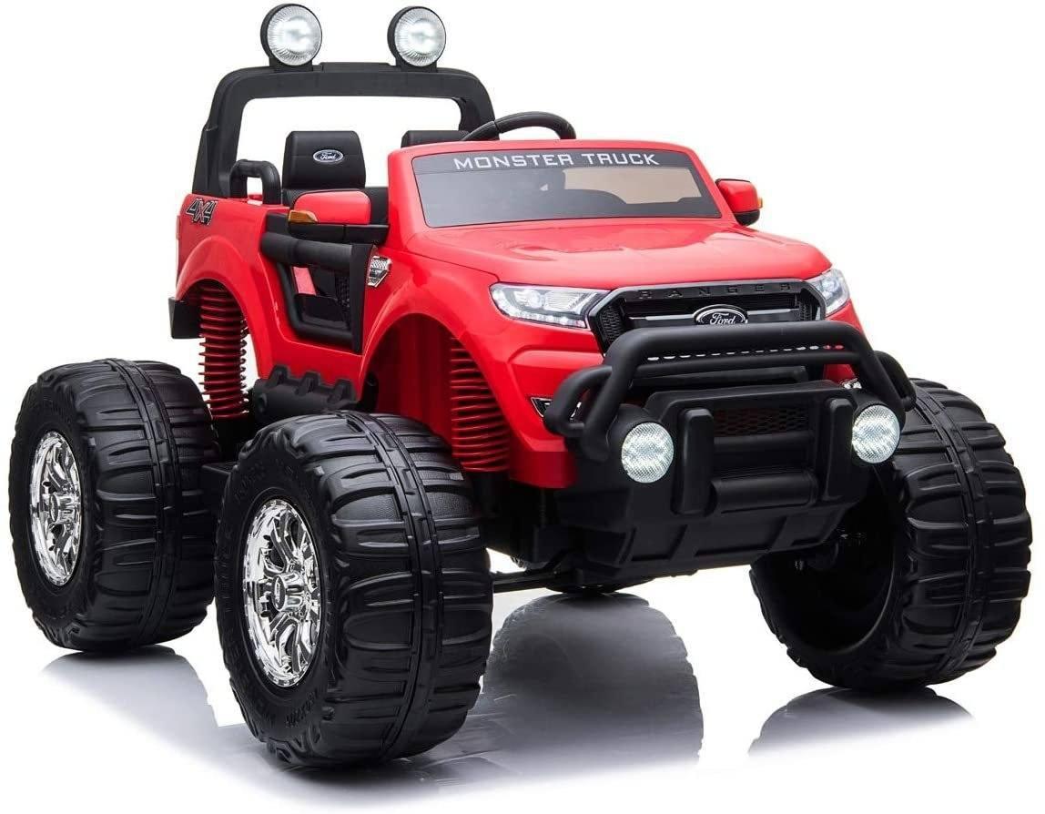 RICCO 12V Ford Ranger Licensed Monster Truck 4 Motors Kids Electric ...