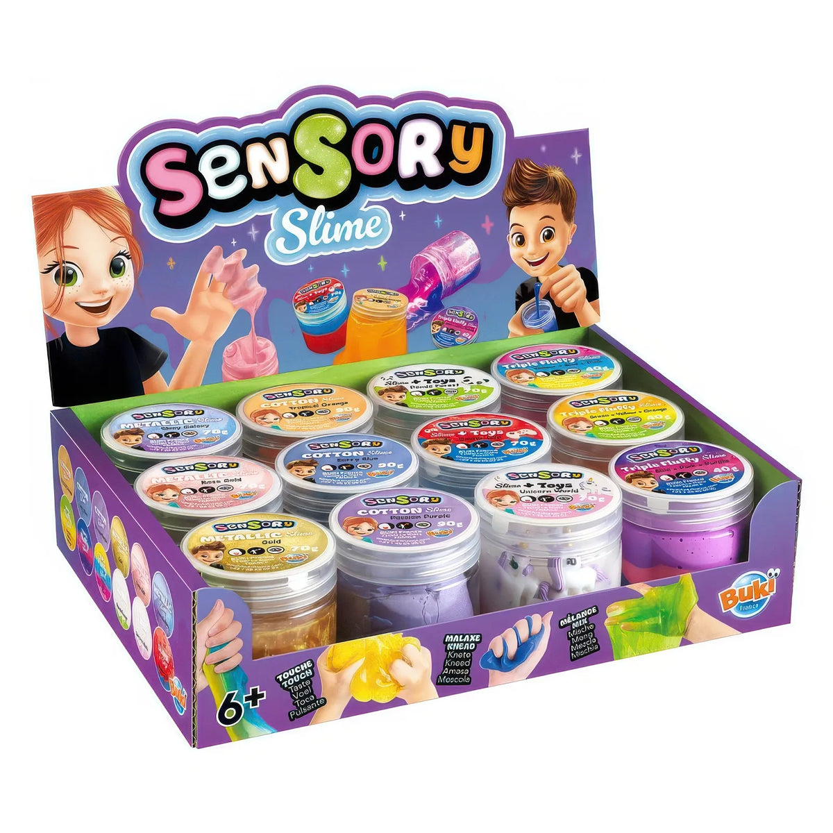 BUKI Sensory Slime - Single Jar Assorted | Buy Online at ♥️ TOYBOX