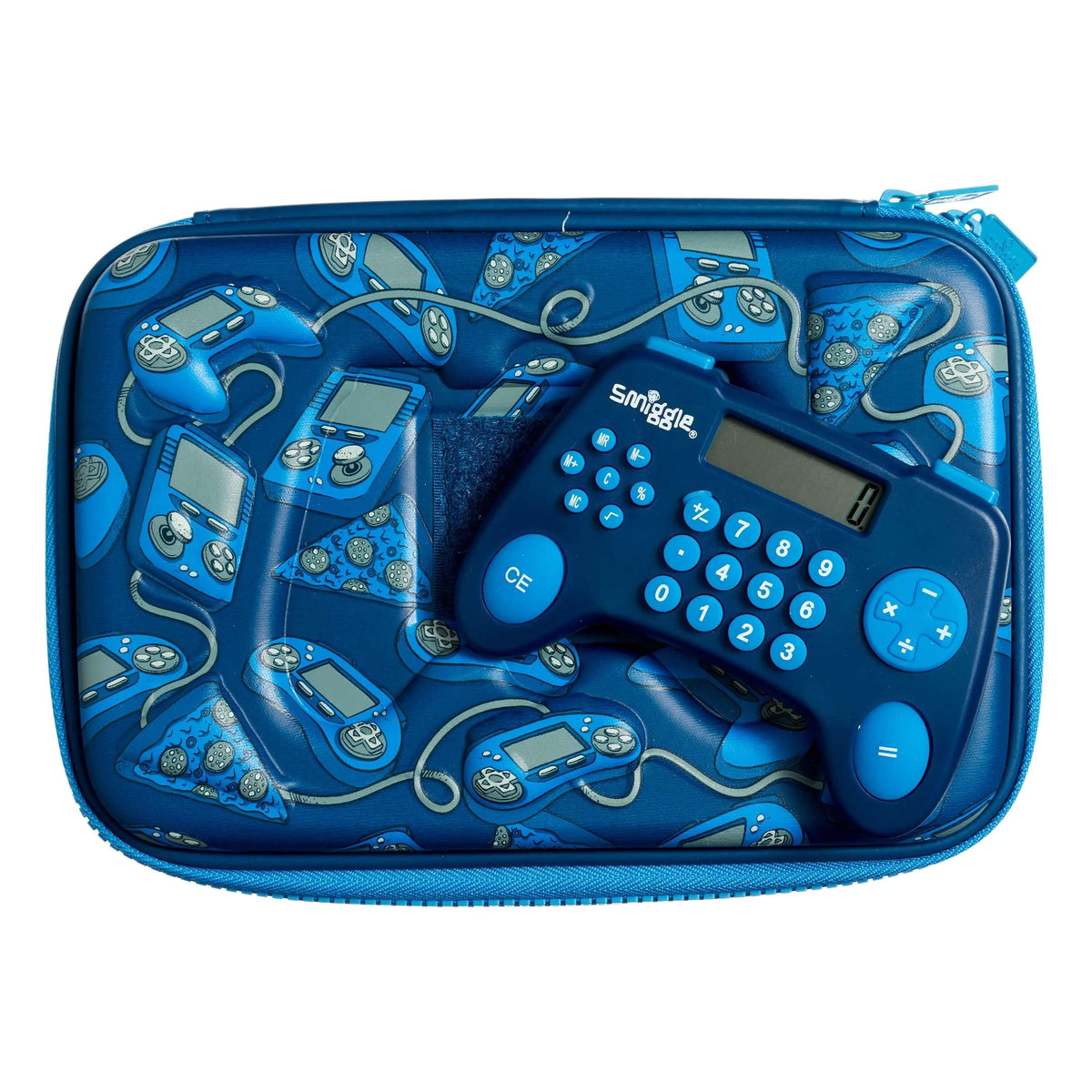 SMIGGLE Calculator Hardtop Pencil Case - Navy – TOYBOX