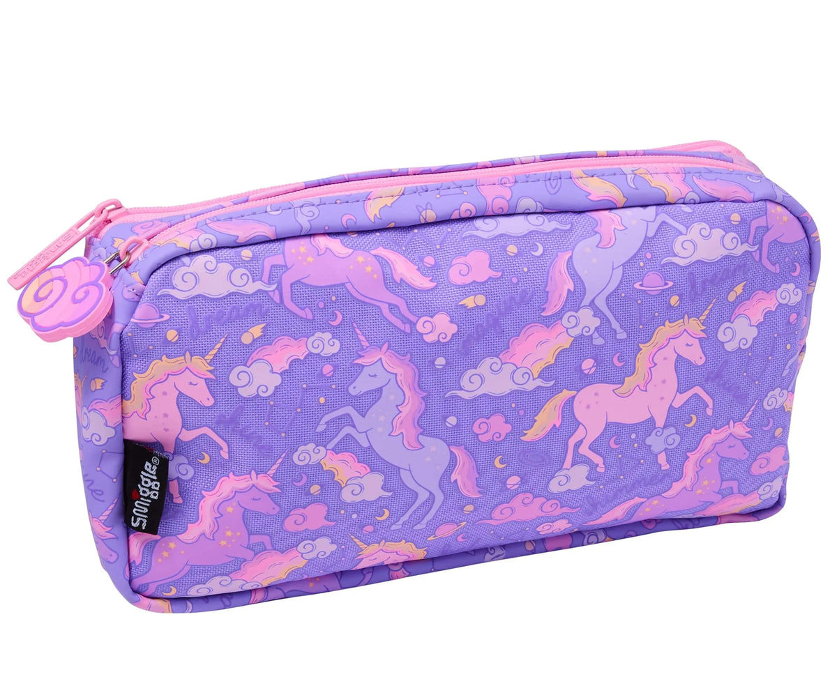 Smiggle Eclipse Pocket Character Pencil Case - Lilac – TOYBOX