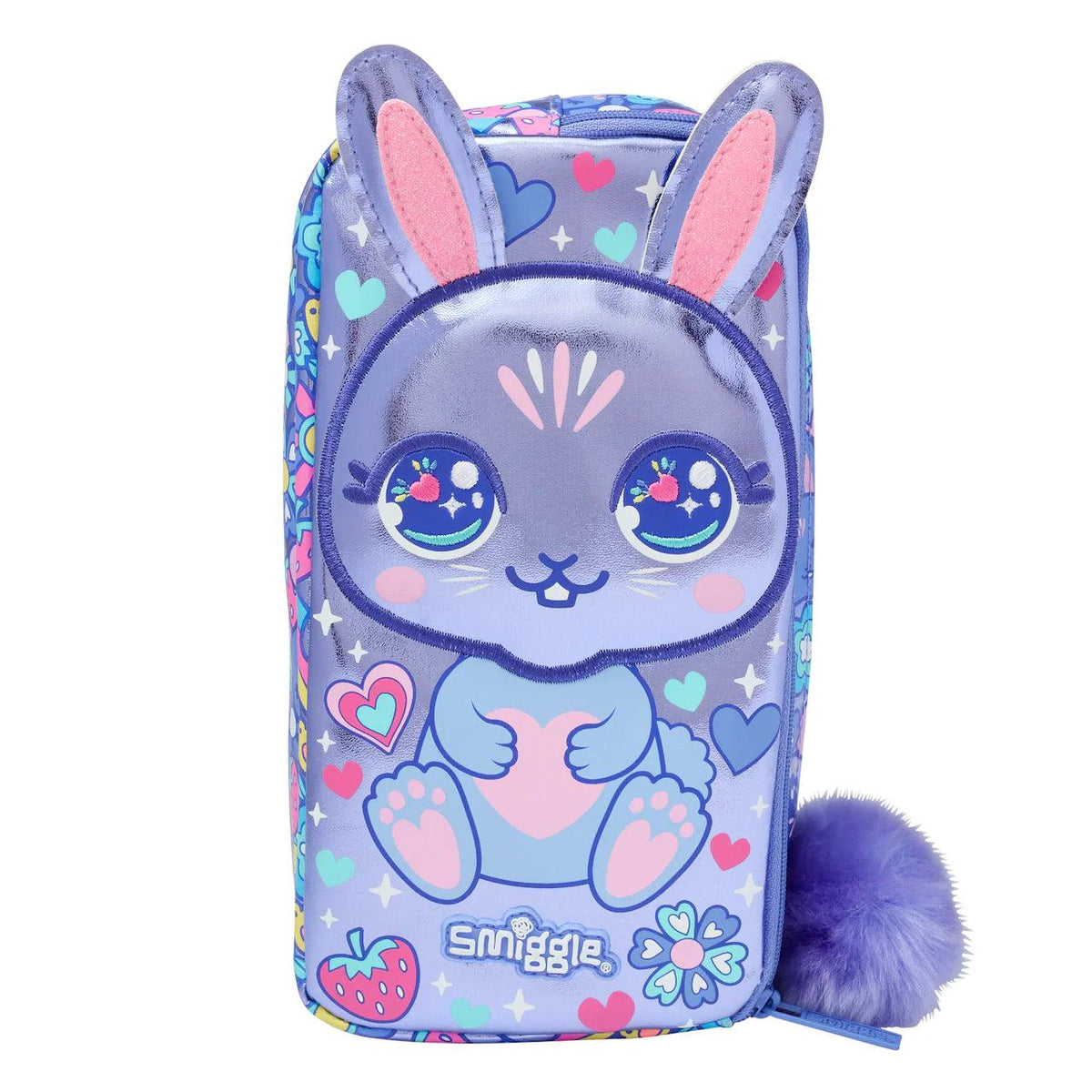 SMIGGLE Hop Character Two Pocket Pencil Case - Lilac – TOYBOX