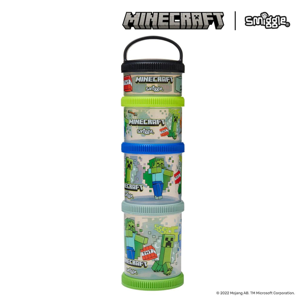 SMIGGLE Minecraft Δοχεία Snack & Stack – TOYBOX