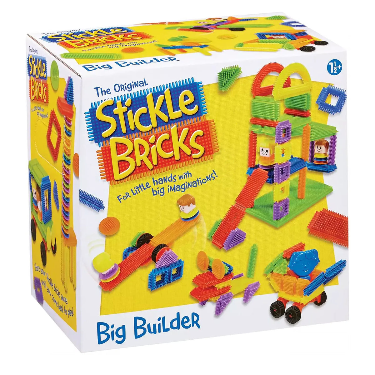 Stickle Bricks Big Builder Construction Set 125 Pieces – TOYBOX