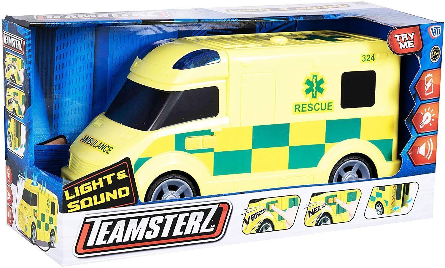 Teamsterz 1416581 Hti Tz Large L&s Ambulance (uk) White Large Teamsterz ...