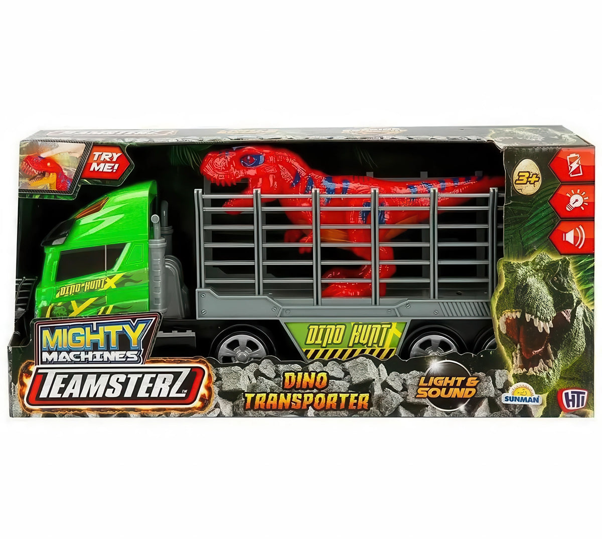Teamsterz Light and Sound Dino Transporter – TOYBOX