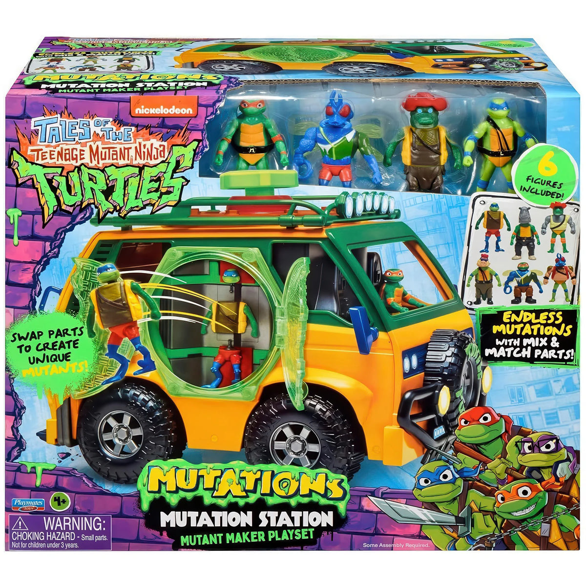 Teenage Mutant Ninja Turtles Mutation Station Van Playset | Buy Online ...