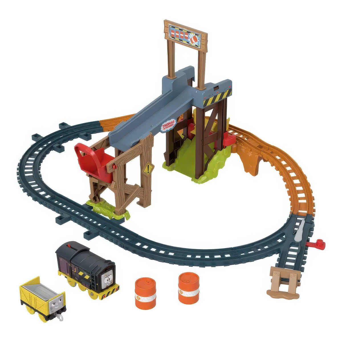 Thomas & Friends Diesel's Lift & Load Construction Train Set – TOYBOX