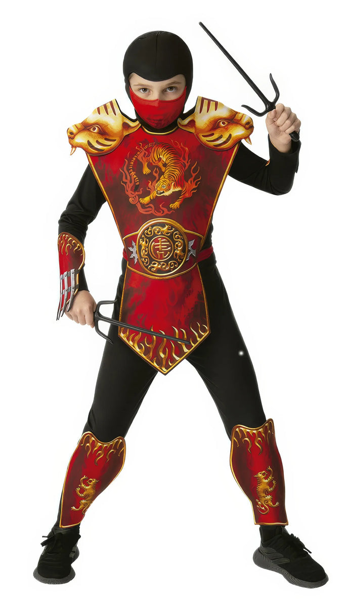 TIGER NINJA Kids Costume | Buy Online at ♥️ TOYBOX